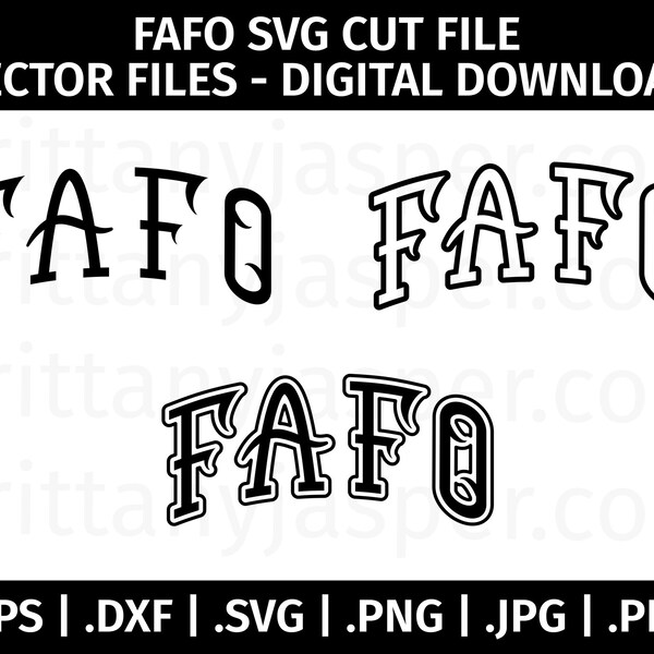 Fafo Cut File - Etsy