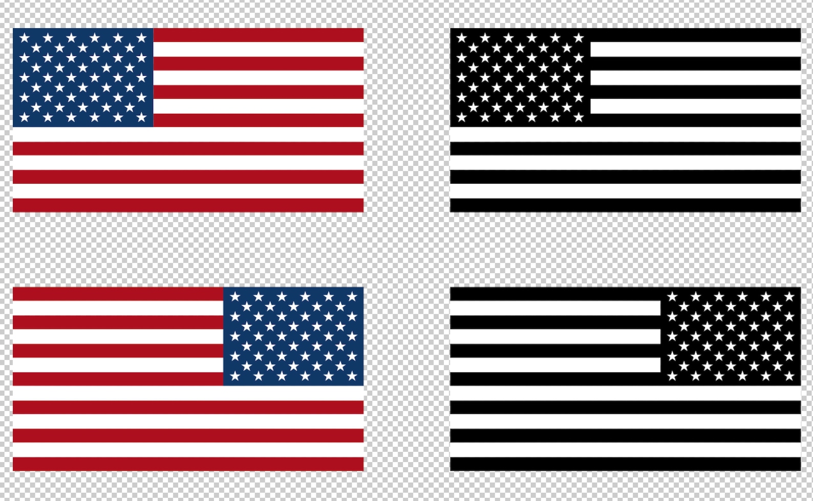 Reverse American Flag SVG - United States of America Flag SVG Vector ...