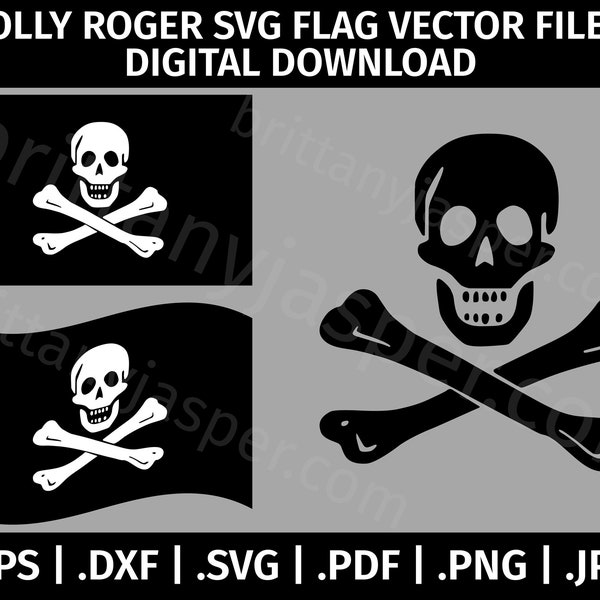 Jolly Roger Stencil - Etsy