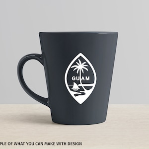 Guam Flag Seal SVG Vector Clip Art - Cut Files for Cricut, Silhouette ...