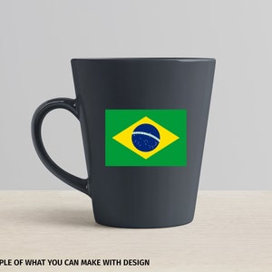 Brazil Flag SVG Vector Clip Art - Cut Files for Cricut, Silhouette ...