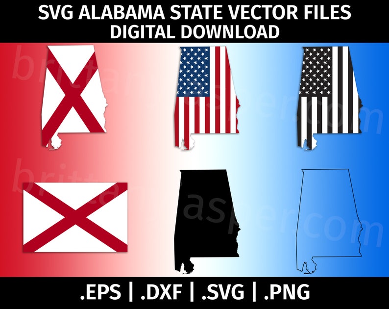 Alabama State Flag SVG Vector Clip Art Cutting Files for - Etsy Alabama State Flag SVG Vector Clip Art Cutting Files for - Etsy