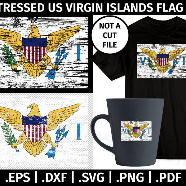 Virgin Island Flag Svg - Etsy