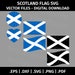 Scotland Flag SVG Vector Clip Art - Cut Files for Cricut, Silhouette ...