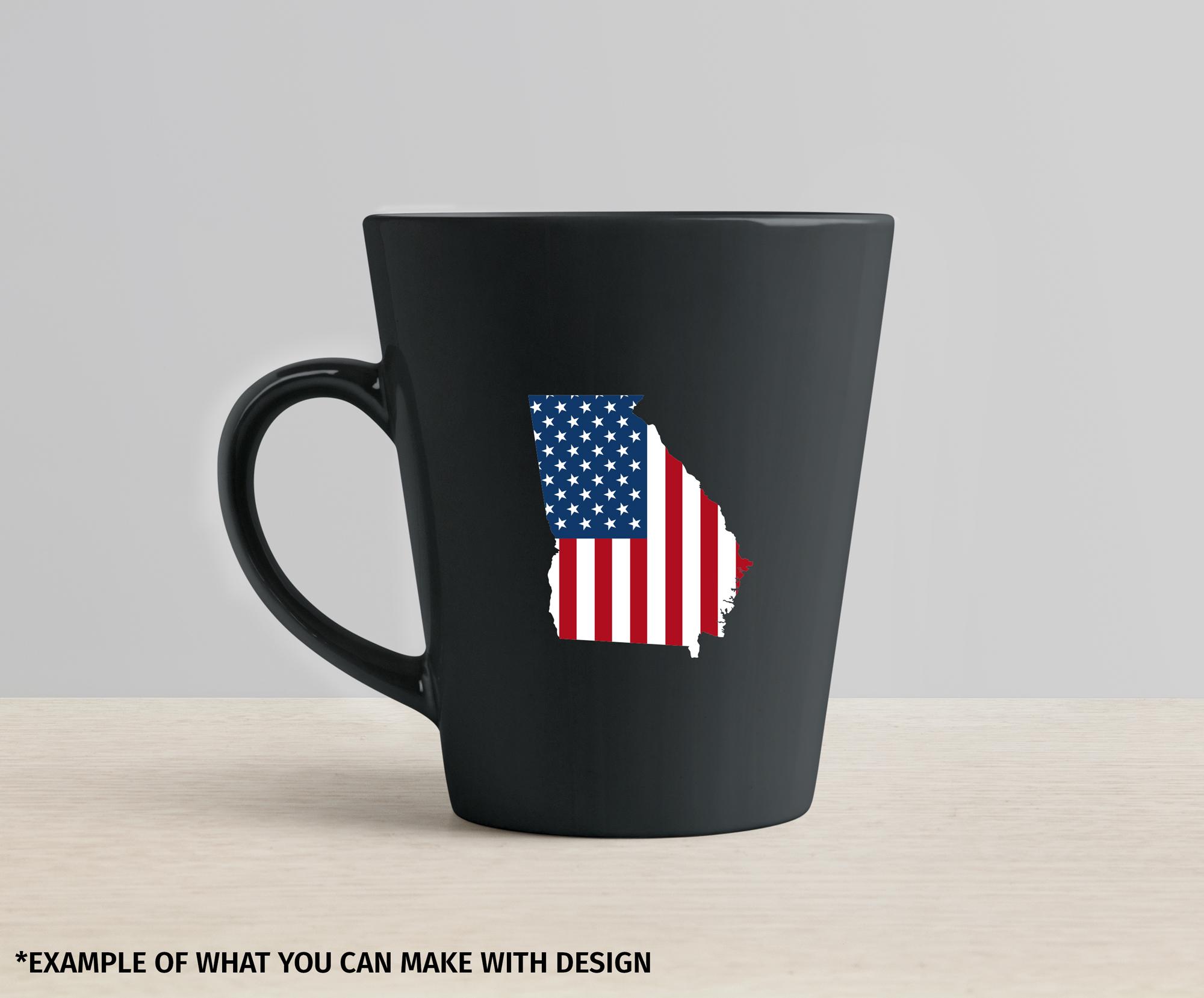 Georgia State Flag SVG Vector Clip Art - Cut Files for Cricut ...