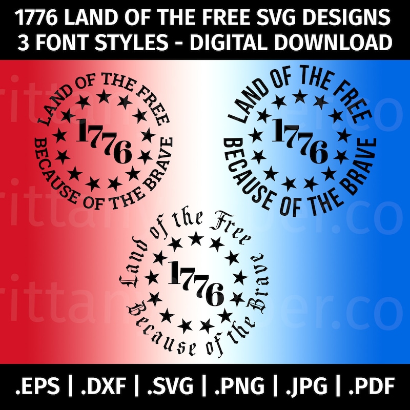 1776 Svg - Etsy