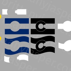 Colorado State Flag SVG Vector Clip Art - Cut Files for Cricut ...