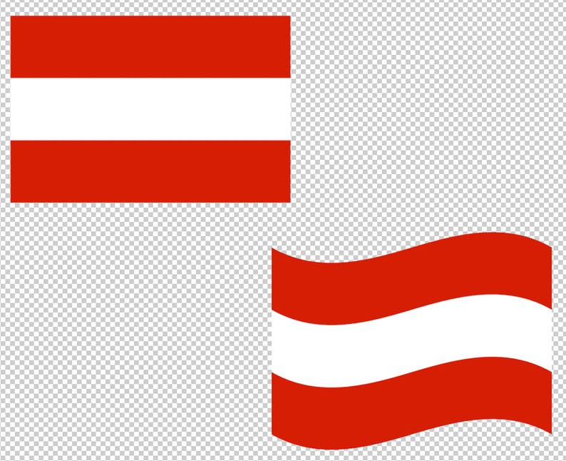 Austria Flag SVG Vector Clip Art Cutting Files for Cricut | Etsy Canada