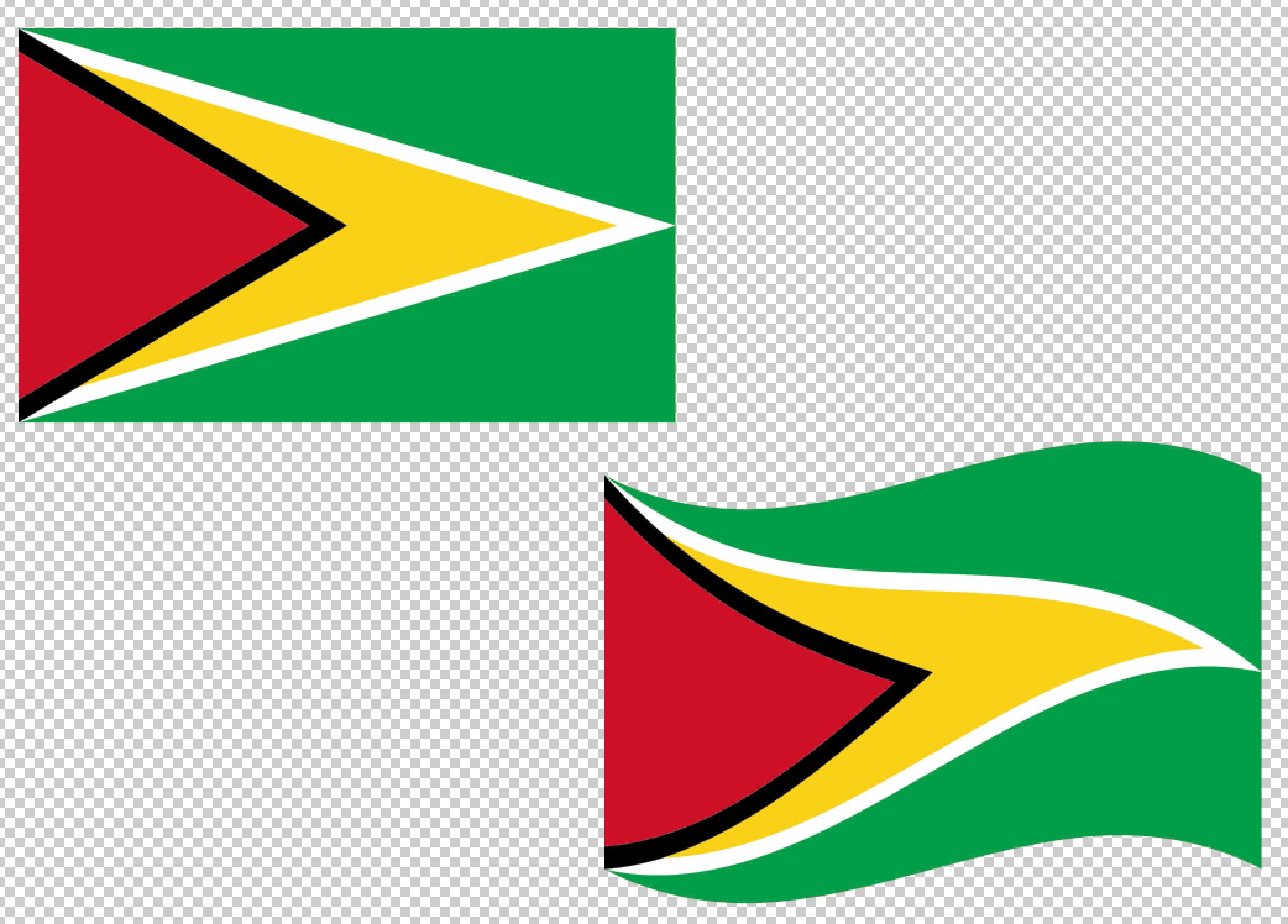 Guyana Flag SVG Vector Clip Art Cutting Files for Cricut - Etsy