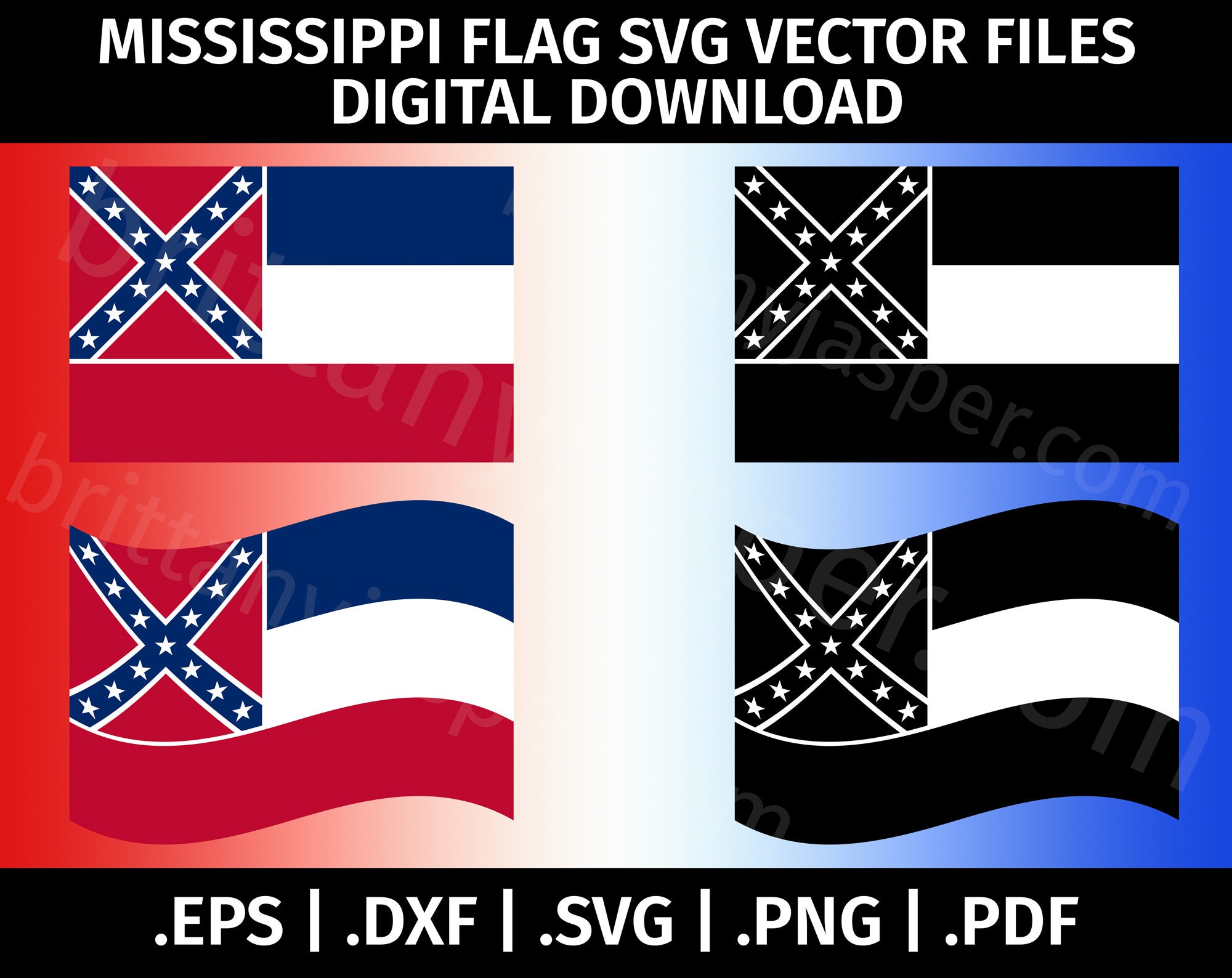 Rebel Flag Eps Clipart