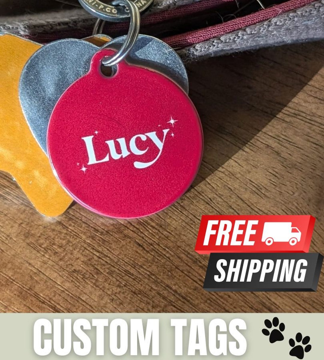 Custom Dog Tags for Dogs, Dog Tag, Custom Dog Tags, Cat Name Tags, Dog ...