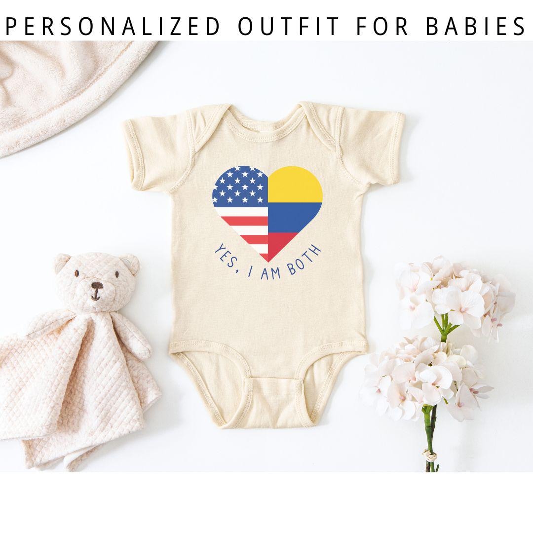 Colombia Baby Shower Gift Half Colombian Half American New Mom Kids ...