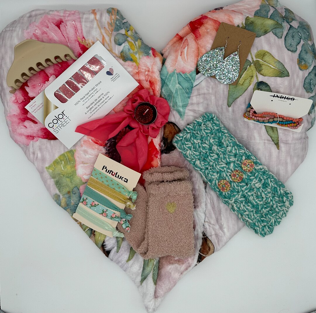 Vitamin Me Box : Gift Box Basket Present Cow Pink Flower Crown - Etsy