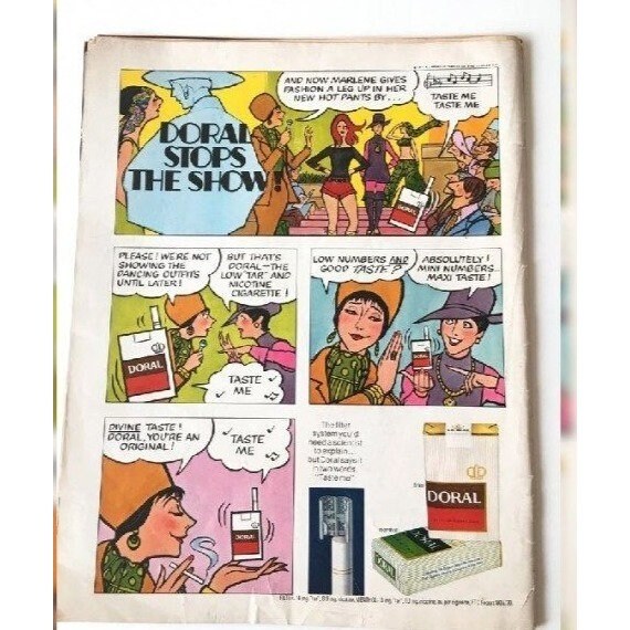 1971 Doral Cigarettes 1970s Vintage Magazine Ad Doral Stops | Etsy