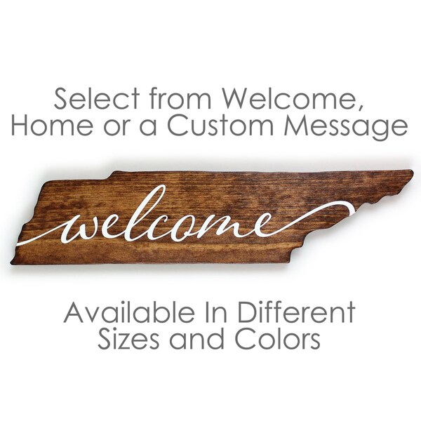 Tennessee Wood Sign - Etsy