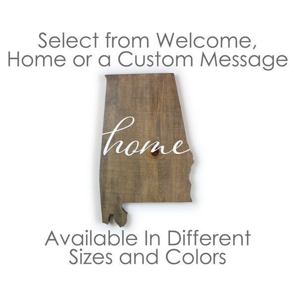 Alabama Wood Sign - Etsy