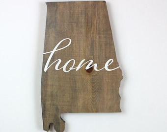 Alabama Wood Sign - Etsy
