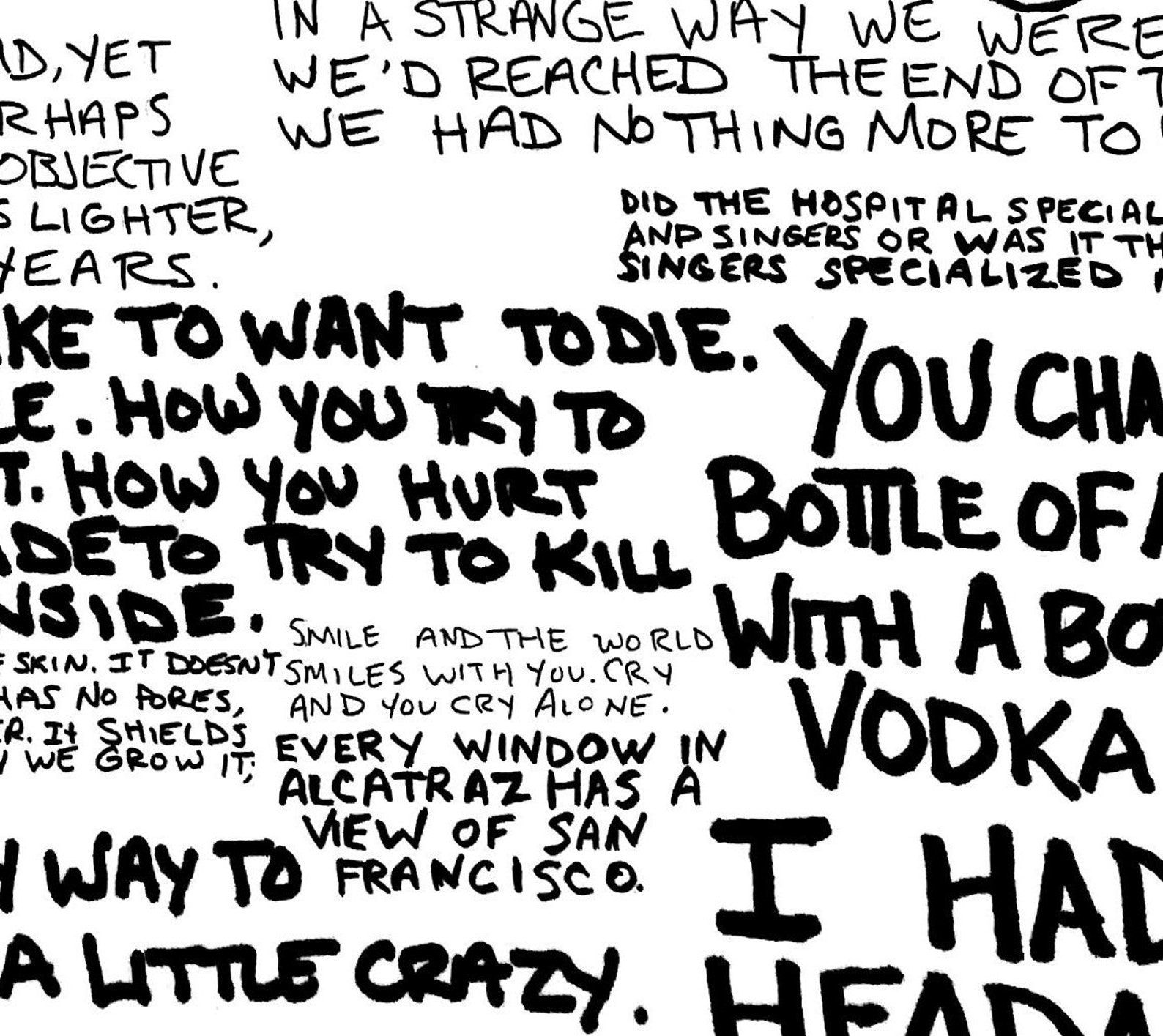 Girl Interrupted Text Print - Etsy