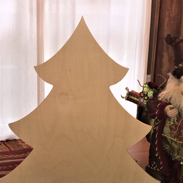 Large Wooden Christmas Tree - Etsy
