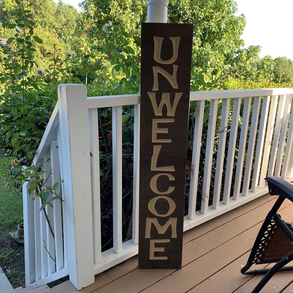 Rude Welcome Sign - Etsy