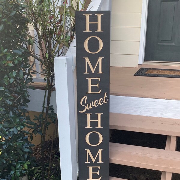 Outdoor Home Sweet Home Sign - Etsy