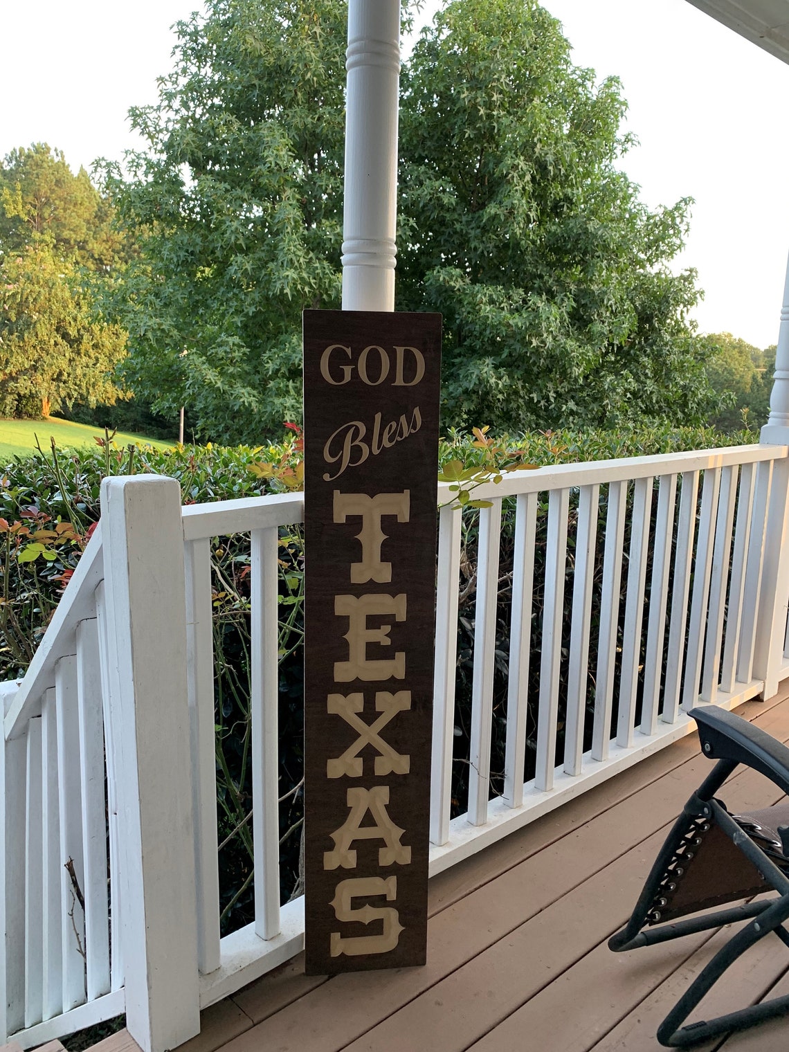 Wooden Welcome Sign God Bless Texas - Etsy