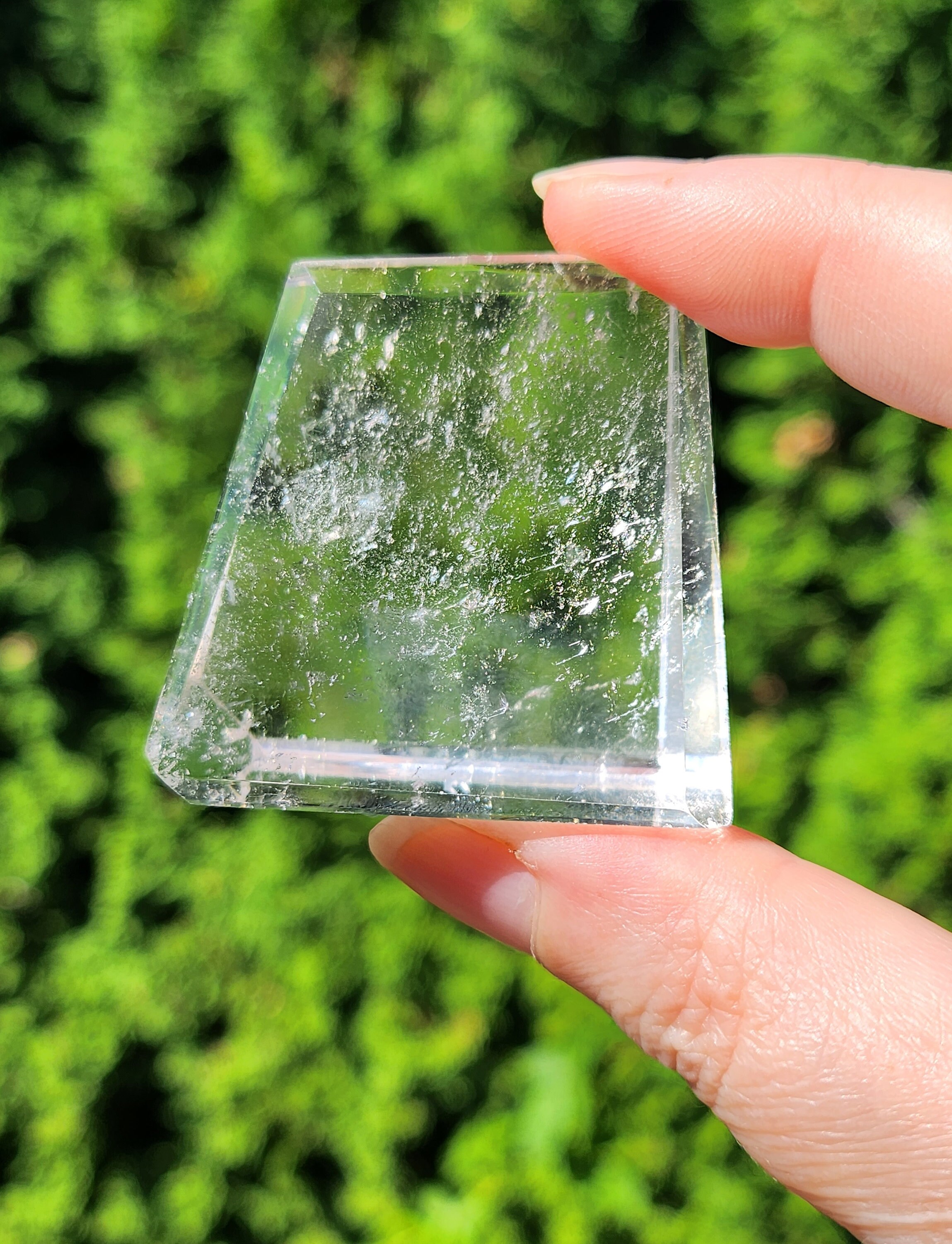 Freeform Clear Quartz Crystal Block Faceted Gemstone QFB1 - Etsy