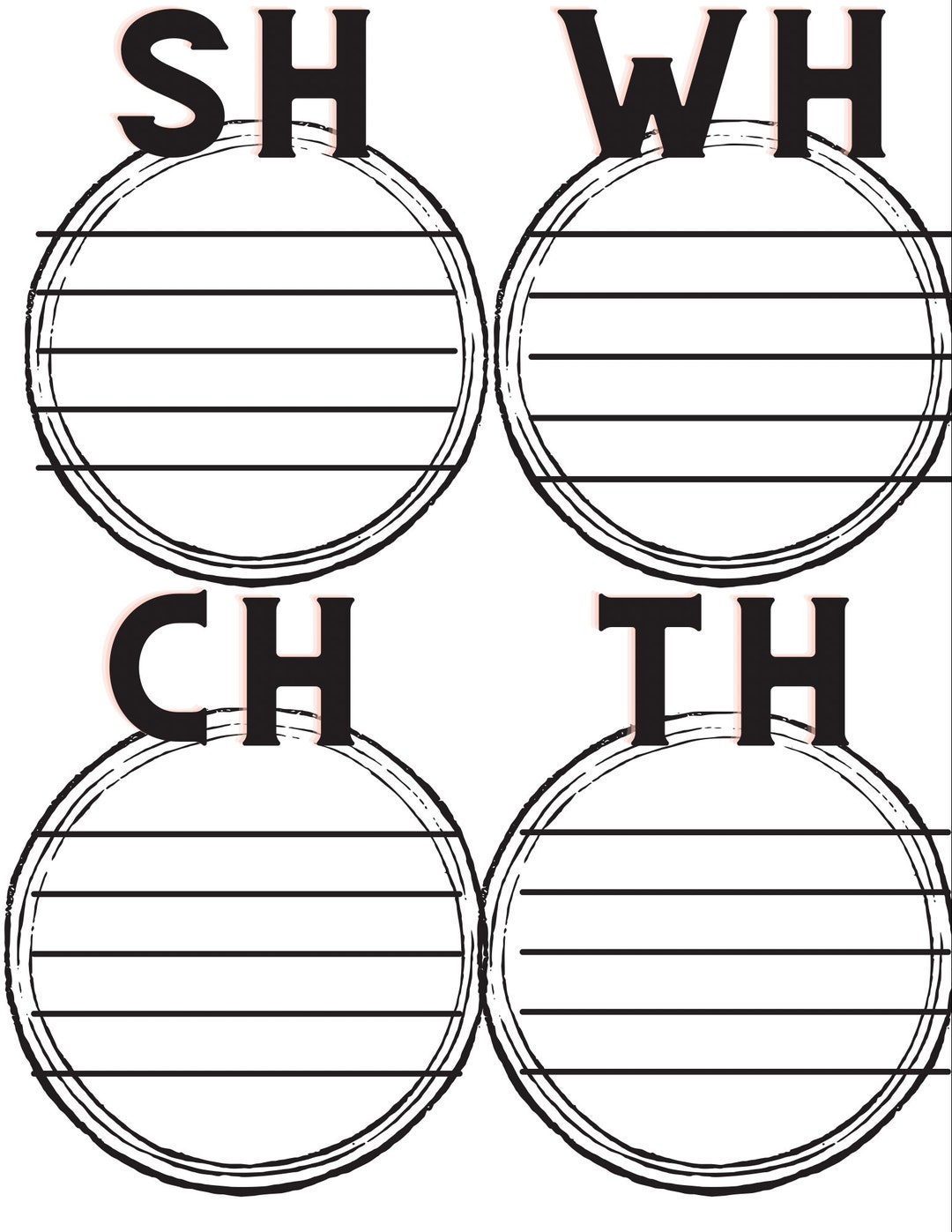 Digraph Bean Activity - Etsy