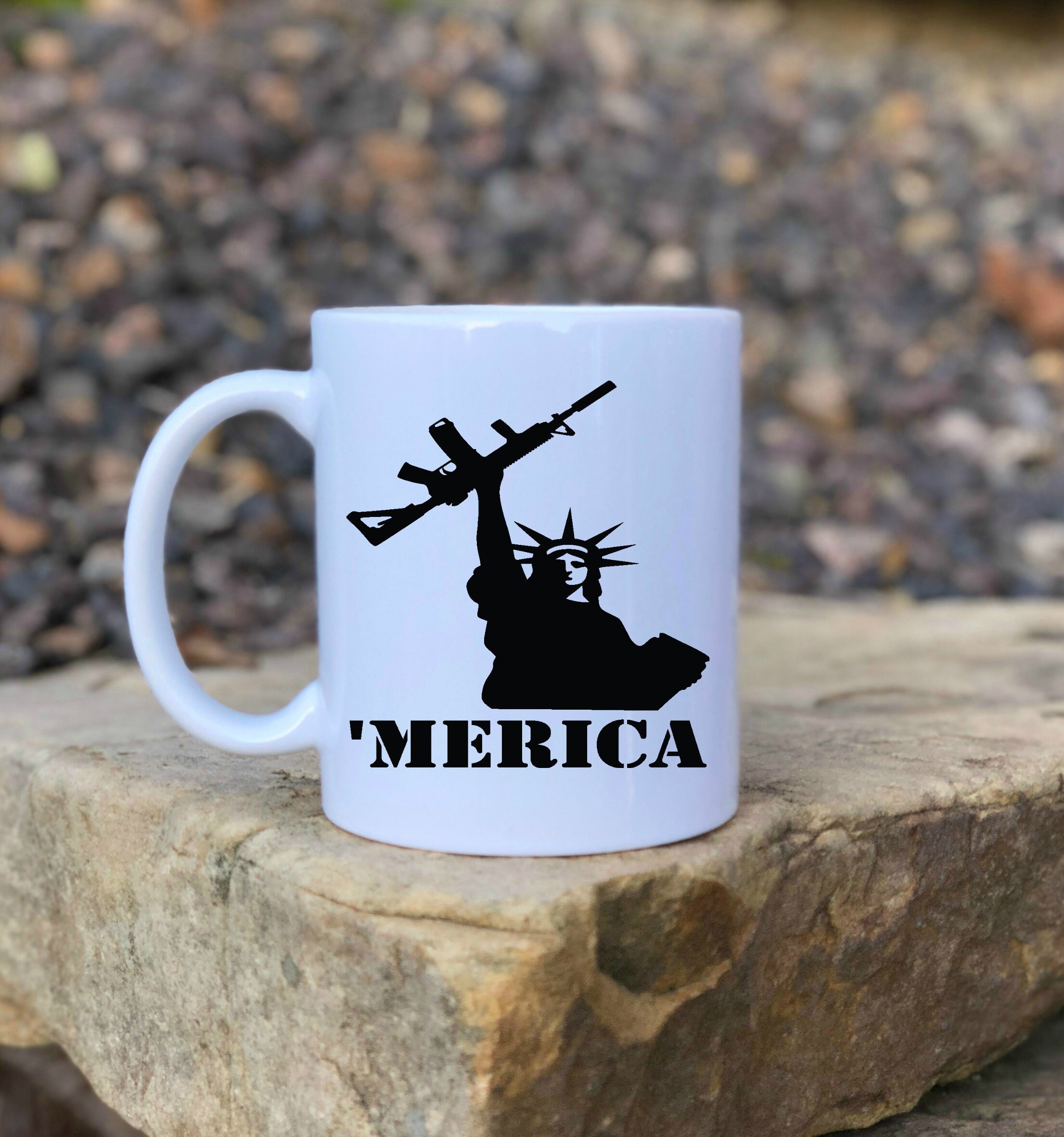 Statue of Liberty America AR-15 Mug Funny Mug USA Guns | Etsy