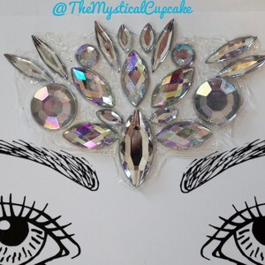 Princess Tiara Face Gem - Acrylic Face Jewels for Raves and Festivals ...
