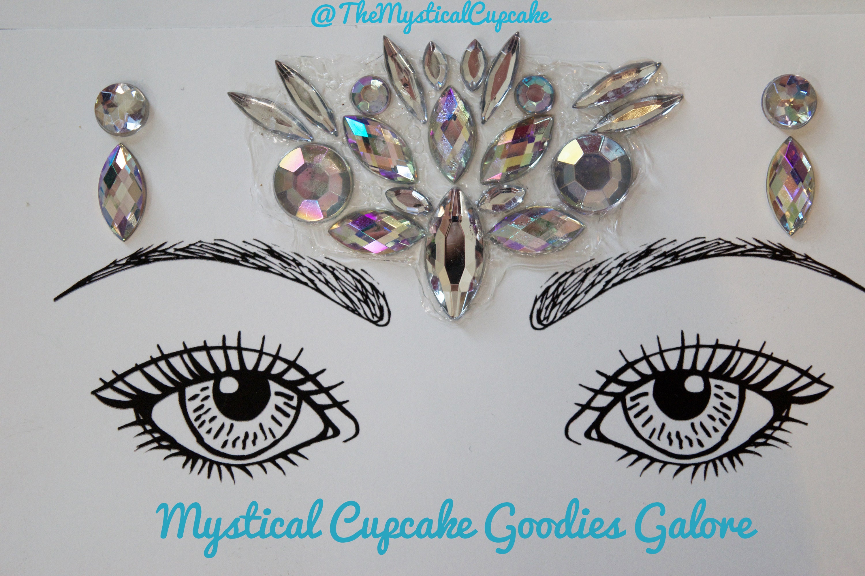 Princess Tiara Face Gem - Acrylic Face Jewels for Raves and Festivals ...