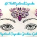 Princess Tiara Face Gem - Acrylic Face Jewels for Raves and Festivals ...