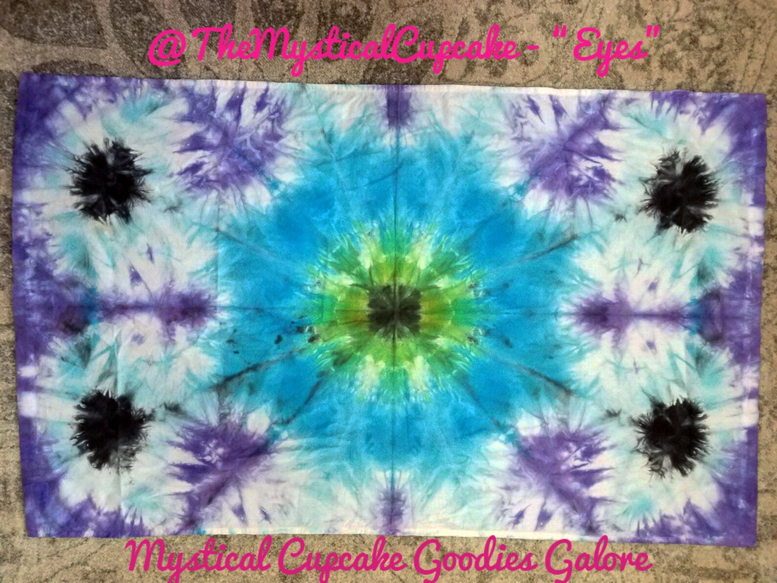 Tie Dye Flag 47x29" - Etsy