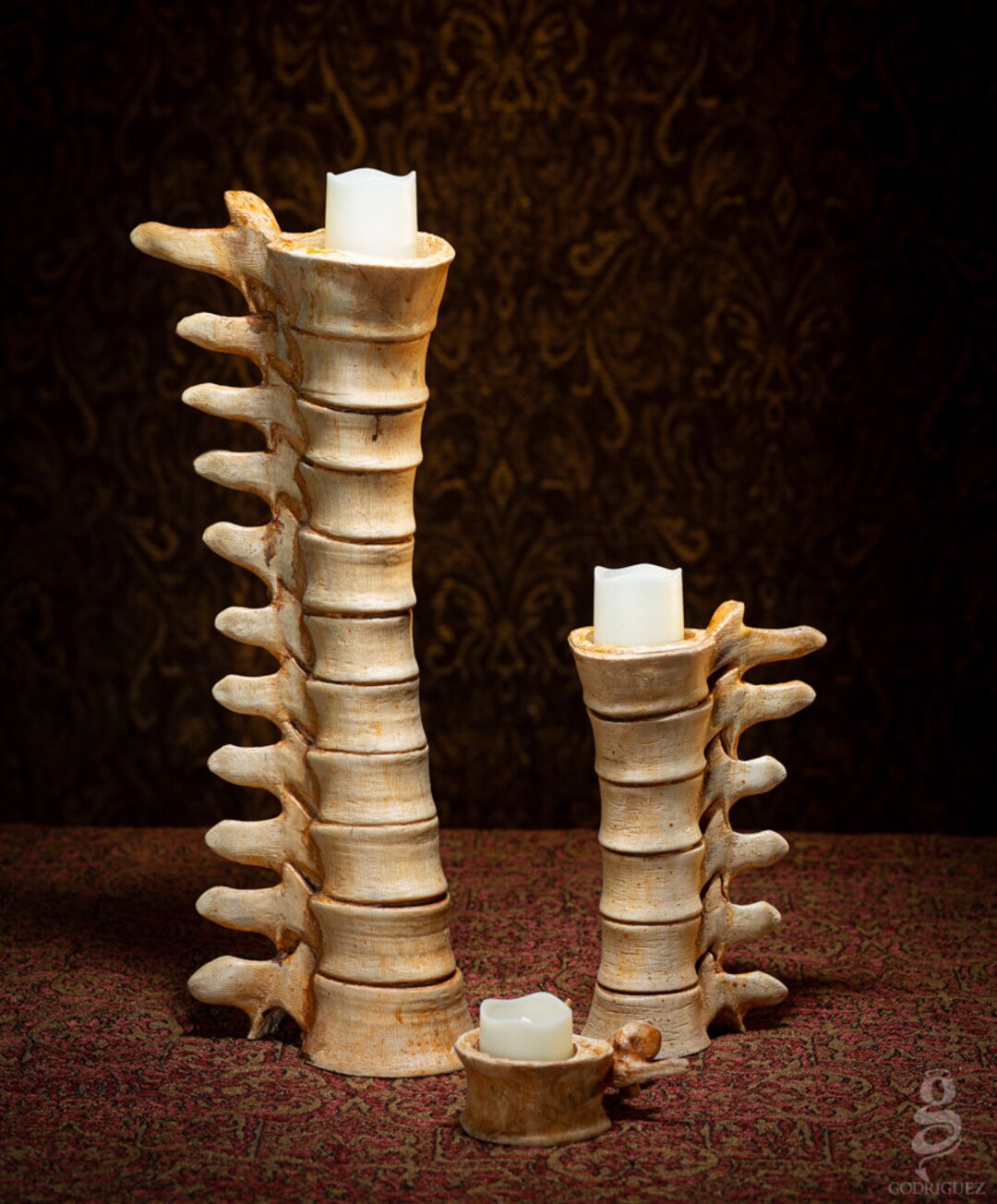 Spine Candle Holders - Etsy