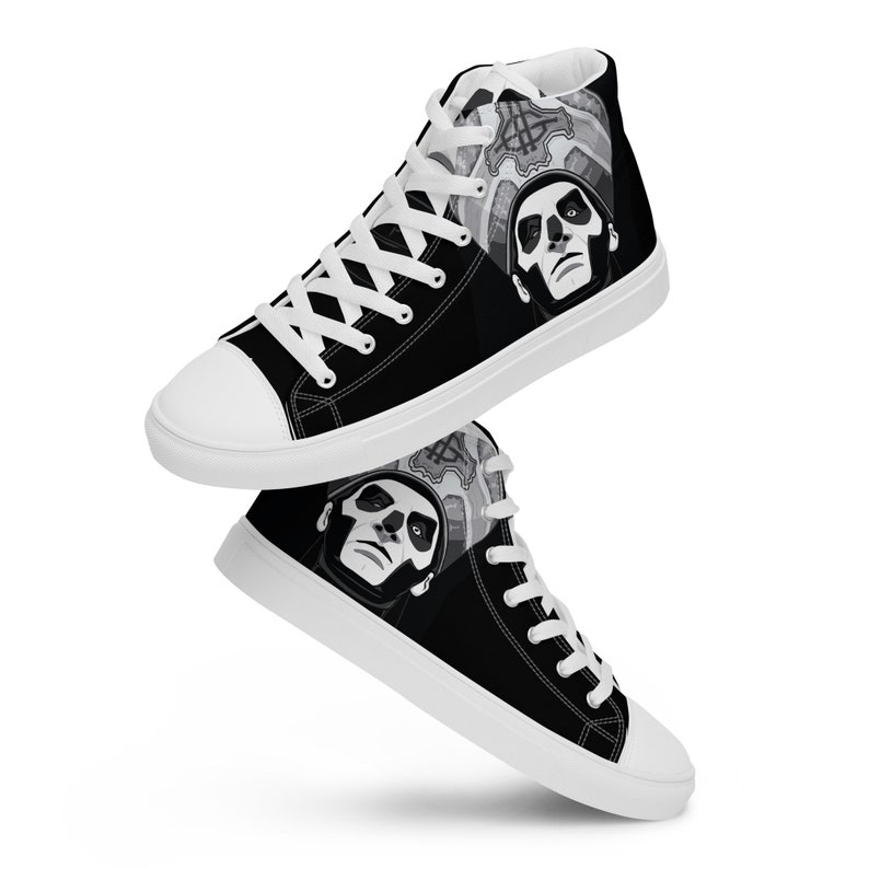 Ghostly Men's Hi-top Sneakers - Etsy