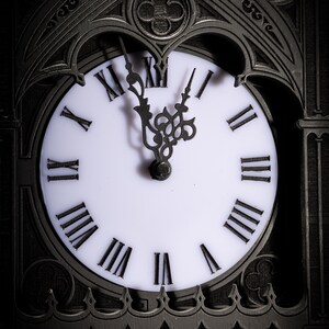 Monstrance Clock: Dark Gothic Grandfather Clock - Etsy