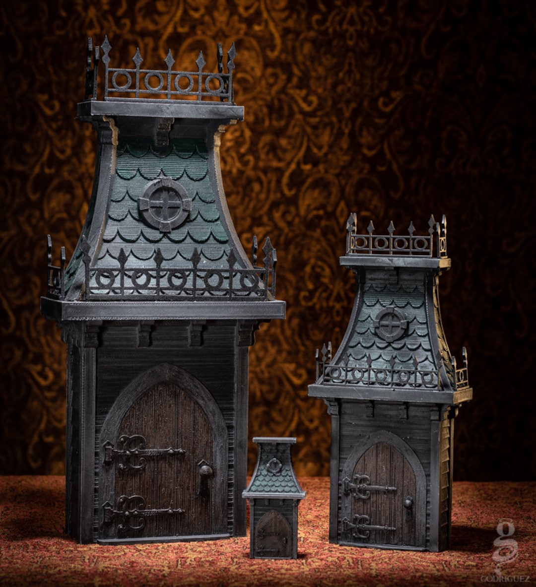 Gothic Fairy Door With Secret Compartment – Dark Fantasy Décor, Witchy ...