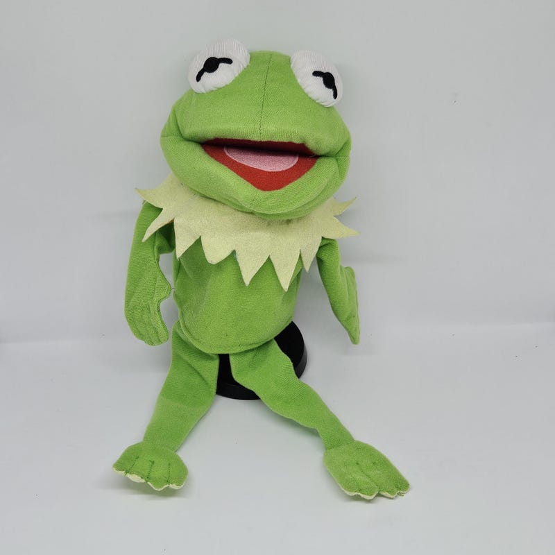 Kermit the Frog Hand Puppet - Etsy