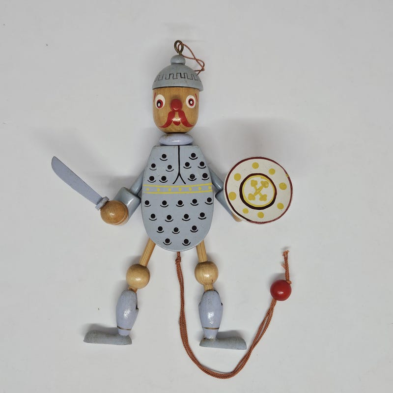 Pull String Puppet - Etsy