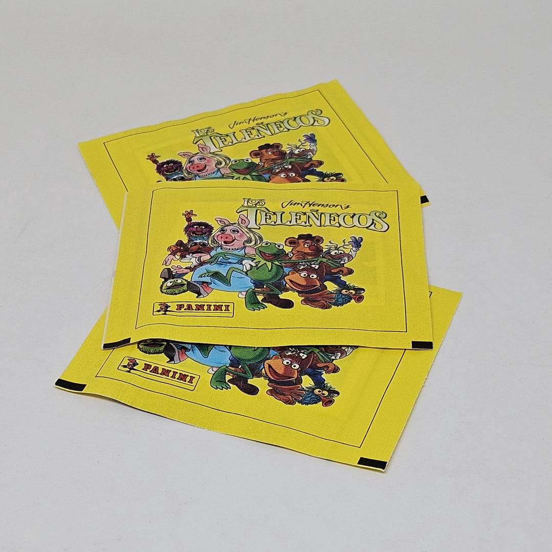 Lot of 3 Packs of Vintage the Muppets Panini Stickers Unopened and ...