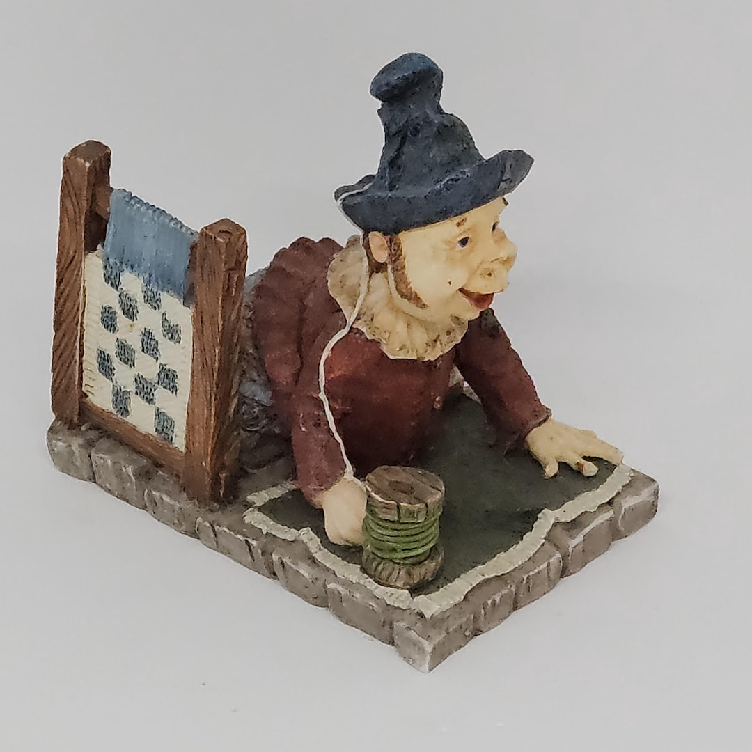 Laaf Weaver With Loom Efteling Figurine Holland 1999 Hobby Series the ...