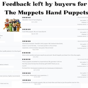 Muppets Hand Puppets Netherlands Choose Kermit Miss Piggy Fozzie ...