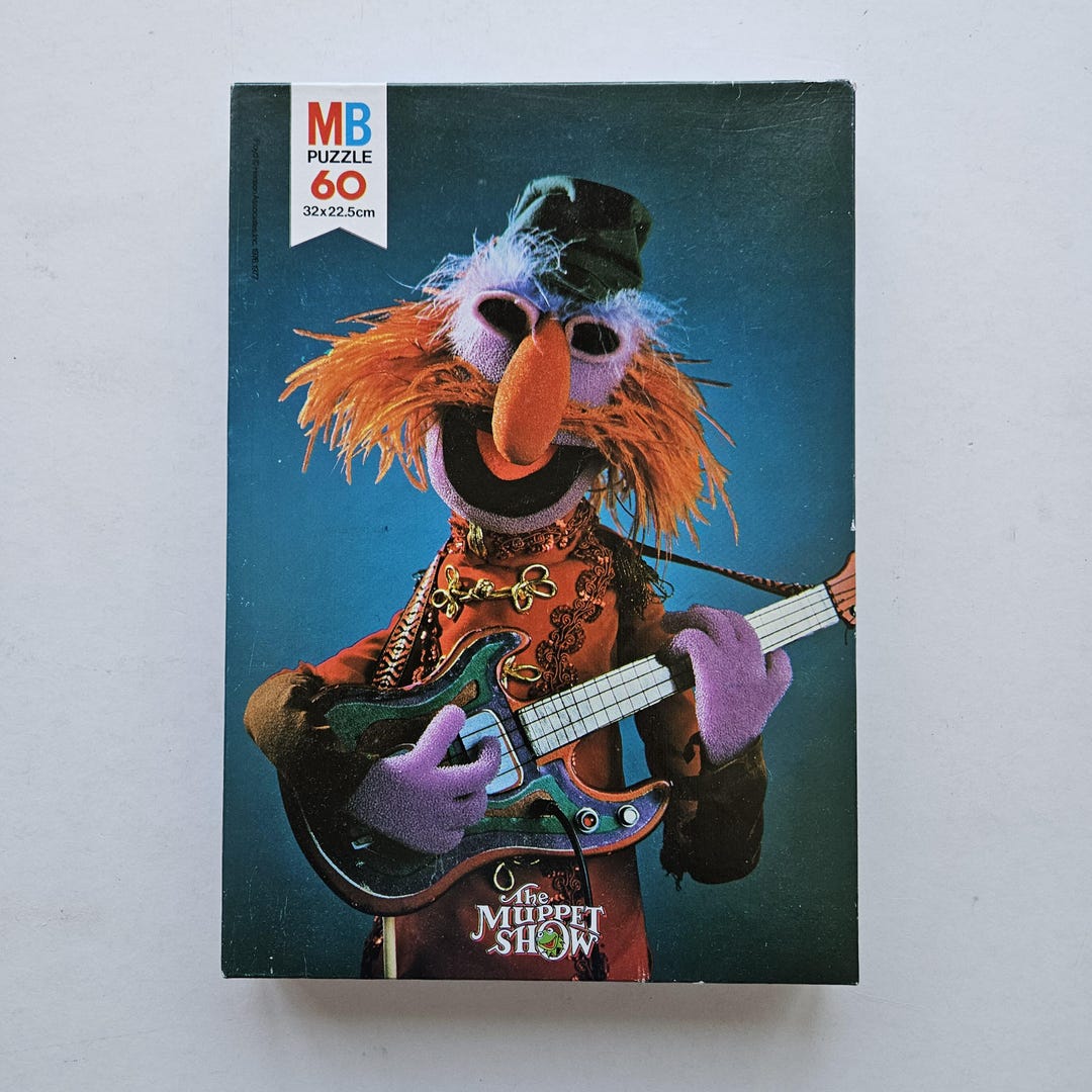 Vintage Floyd Pepper Bassist Puzzle Muppet Show 60 Pieces Jigsaw Puzzle ...