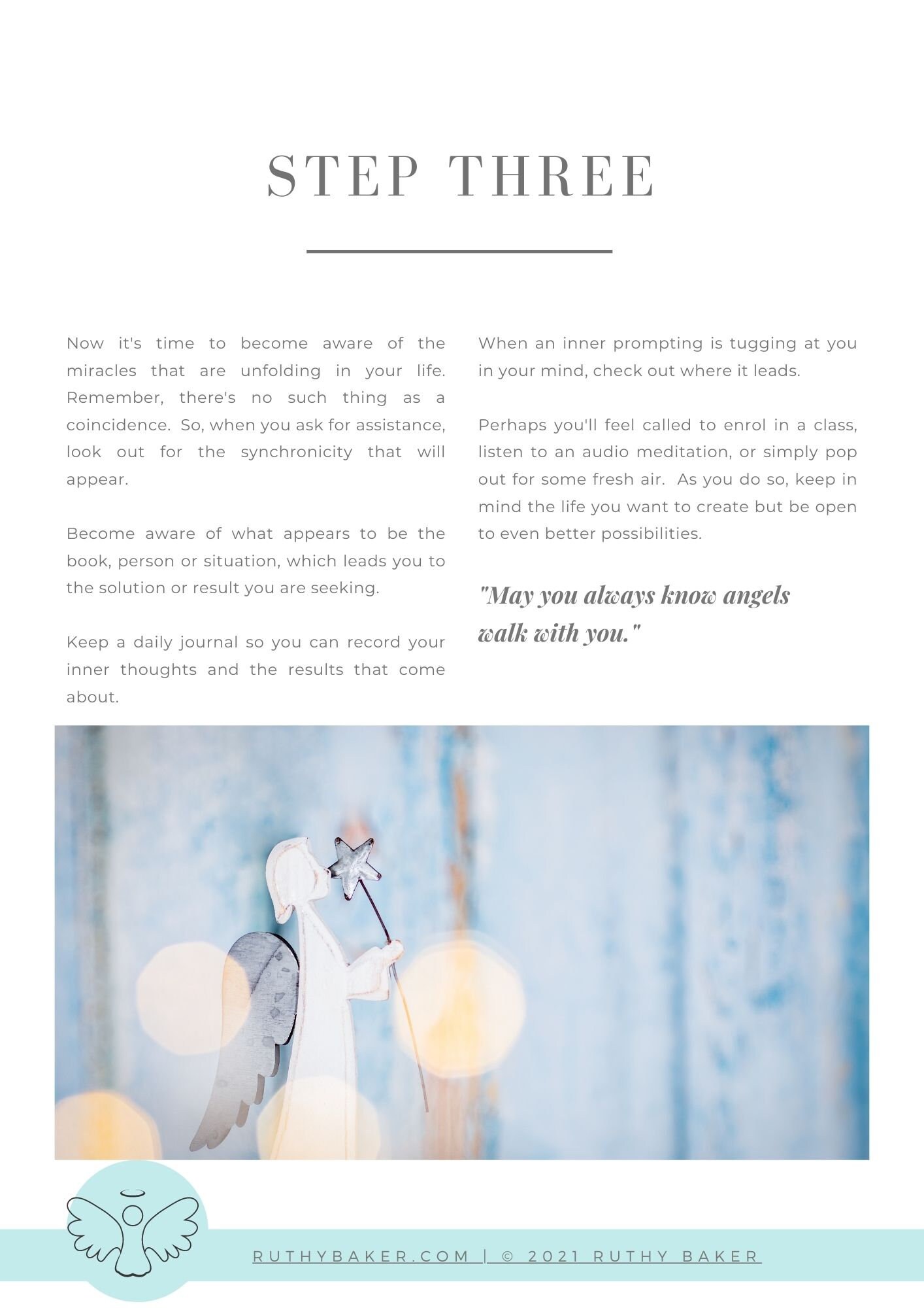 The Angel Journal Discover the Magic of Angels and Transform - Etsy