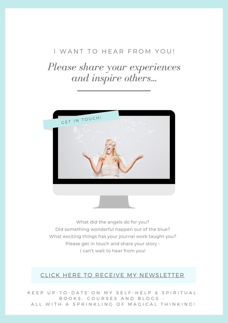 The Angel Journal Discover the Magic of Angels and Transform - Etsy