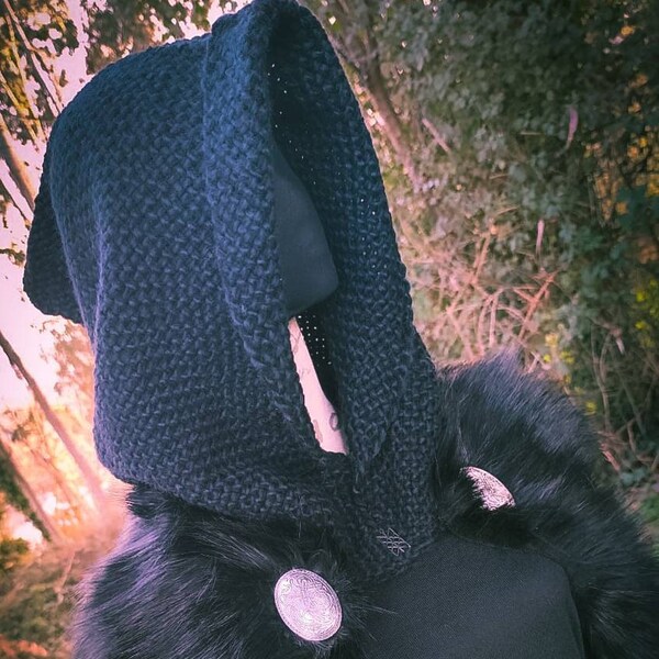 Witch Black Hood - Etsy