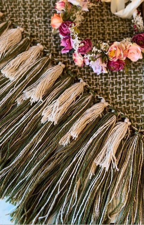 Handmade Norse Wedding Shawl Set: Woven Belt, Pagan Ceremony - Etsy