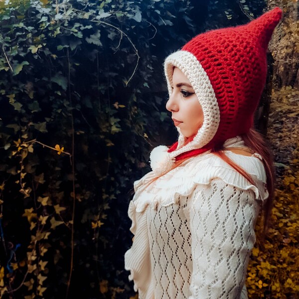 Red Pointed Hat - Etsy