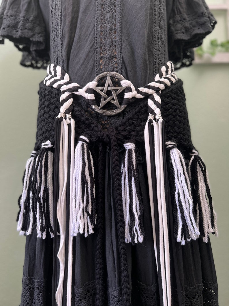 Pentagram Belt Gothic Wedding Gothic Witch Set Pagan - Etsy