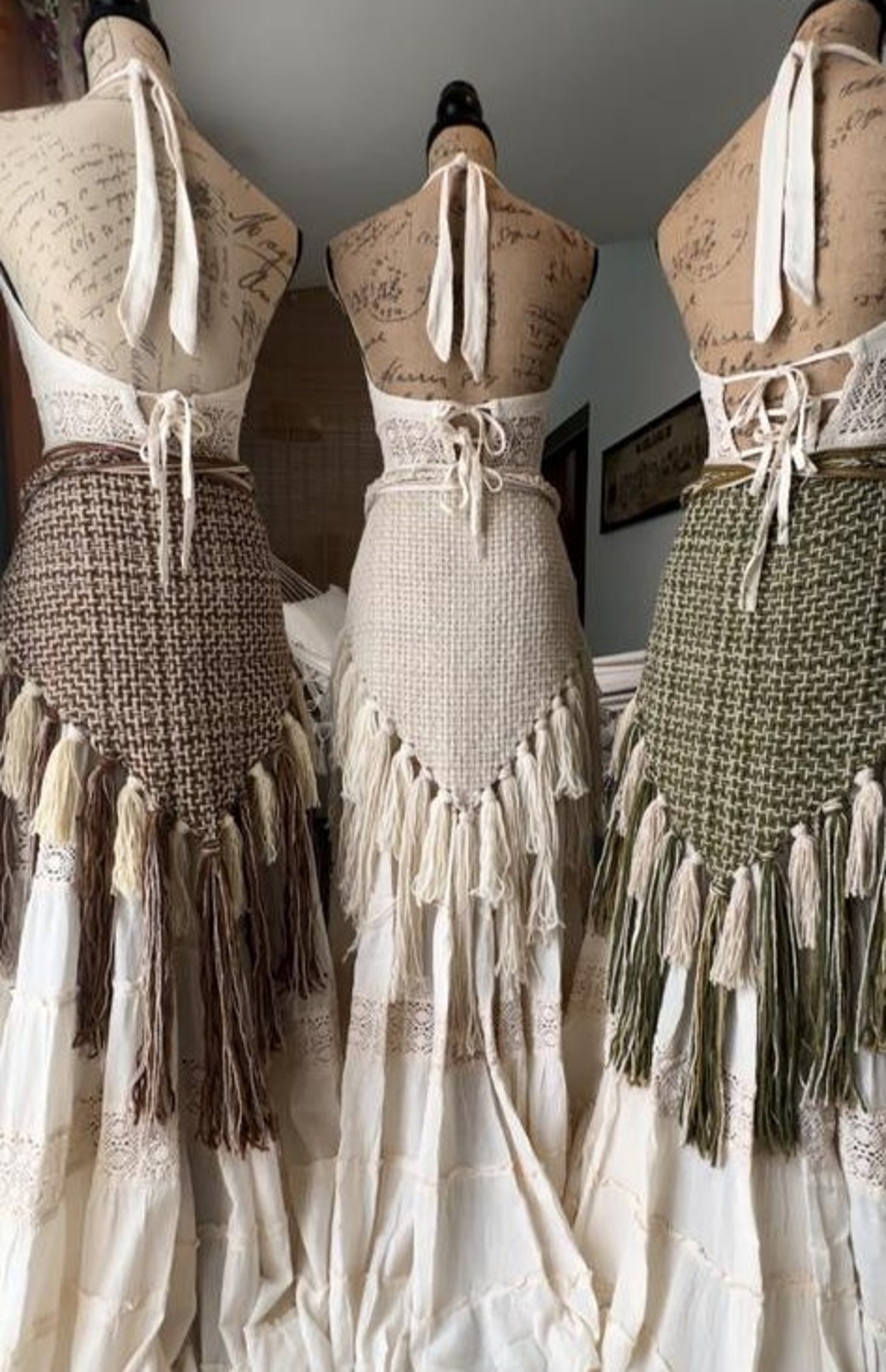 Handmade Norse Wedding Shawl Set: Woven Belt, Pagan Ceremony - Etsy